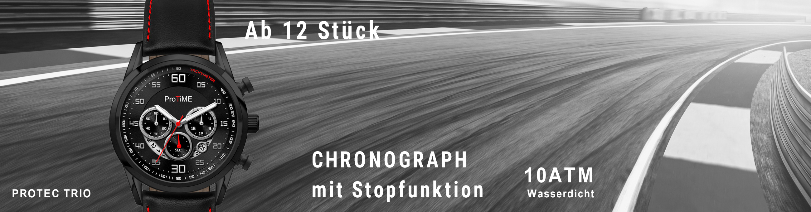 Chronographen mit Ihrem Logo - ProTime LOGO-UHREN